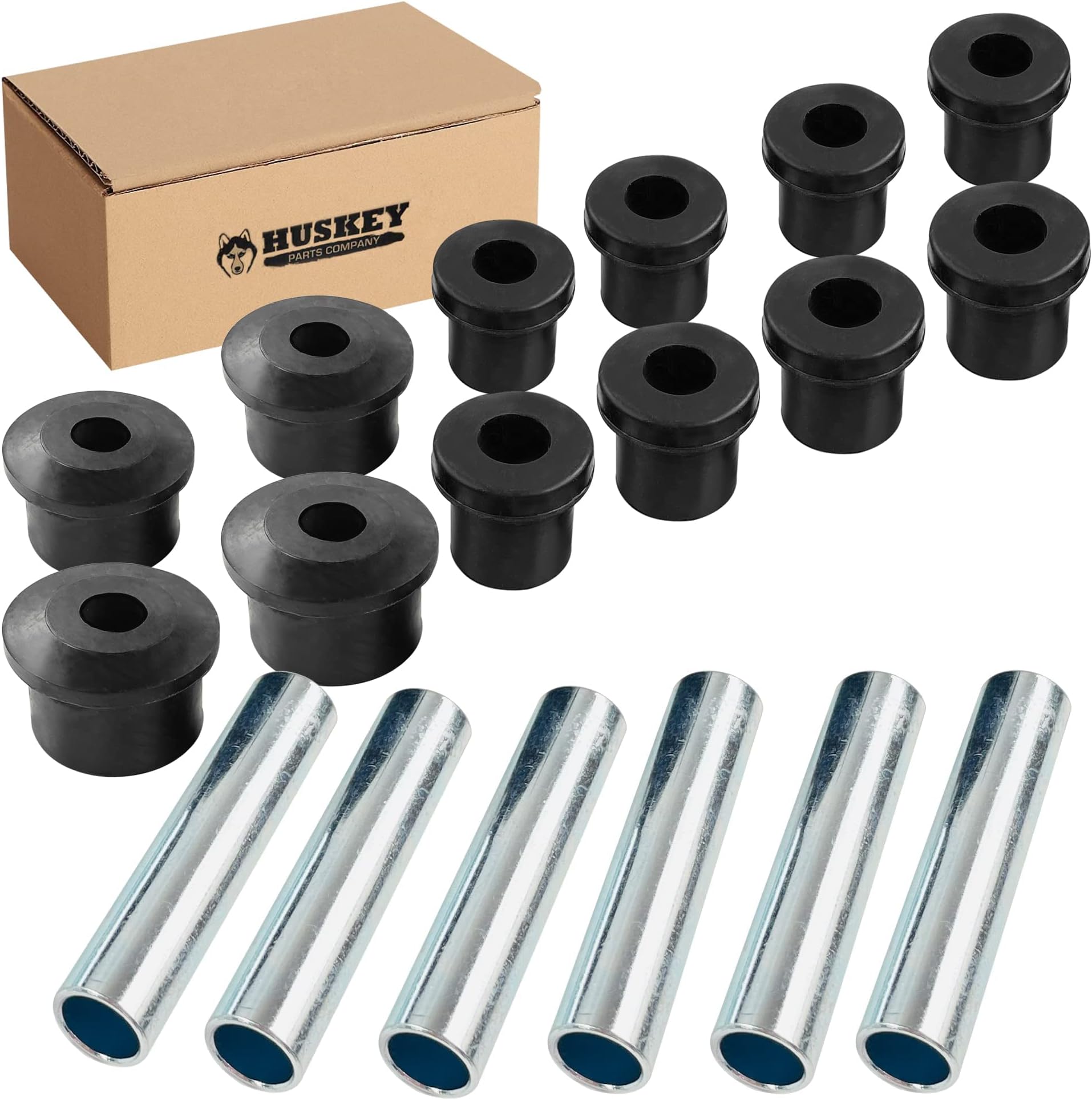 Amazon.com: Club Car DS Front & Rear Leaf Spring Bushing Kit and Upper ...
