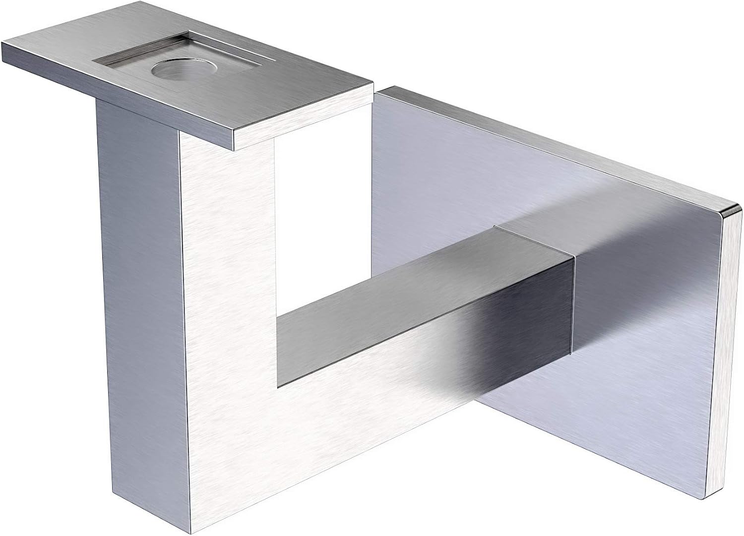 Amazon.com: Stainless Steel Handrail Wall Bracket Square for Flat ...