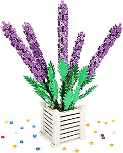 OundarM Lavender Potting Building Blocks Set, Plant Botanical ...
