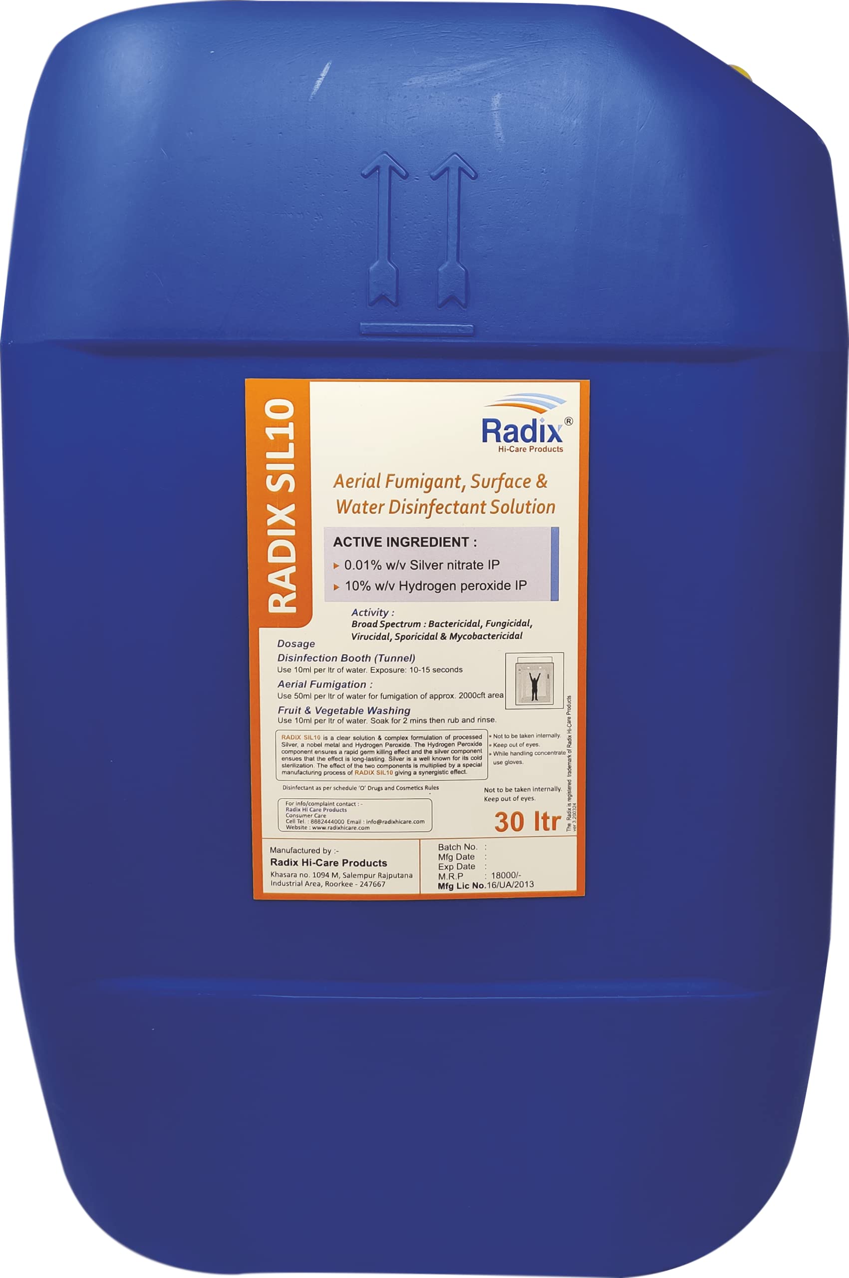 Buy RADIX SIL10 | Silver hydrogen peroxide based Eco-friendly ...