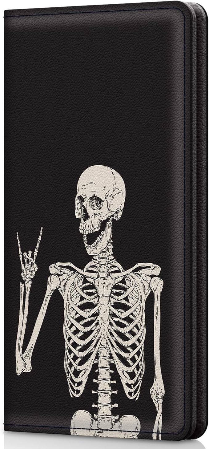 Amazon.com: Pisypox Checkbook Cover for Personal Checkbook，Patterned Pu ...