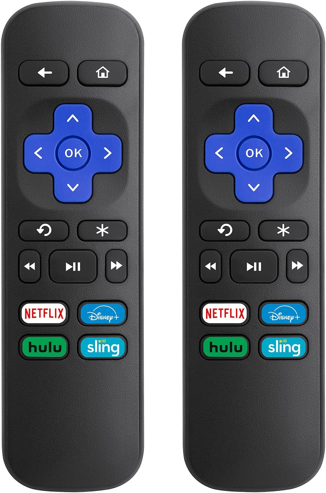 【Pack of 2】 Remote Control Only for Roku Express, for Roku Premiere ...
