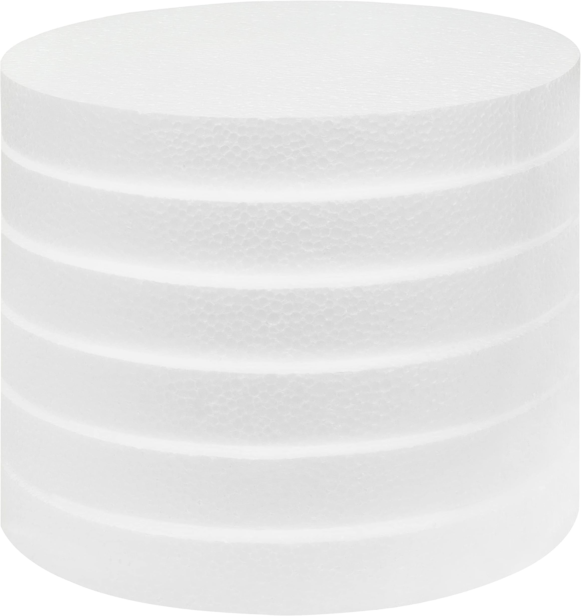 Belle Vous 6 Pack Craft Foam Circles - 30cm / 12 inches Diameter, 2.5cm ...