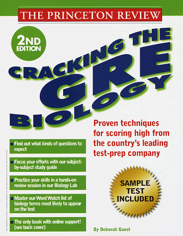 Princeton Review: Cracking the GRE Biology, 2nd Edition: Princeton ...