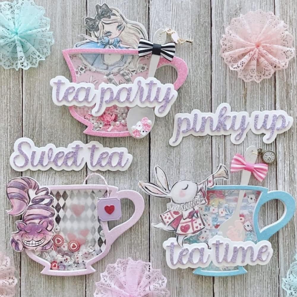 Amazon.com: KSCRAFT Cute Boba Tea Shaker Metal Cutting Dies Stencils ...