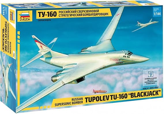 Amazon.com: Zvezda Models Tupolev Tu-160 Blackjack Model Kit : Arts ...