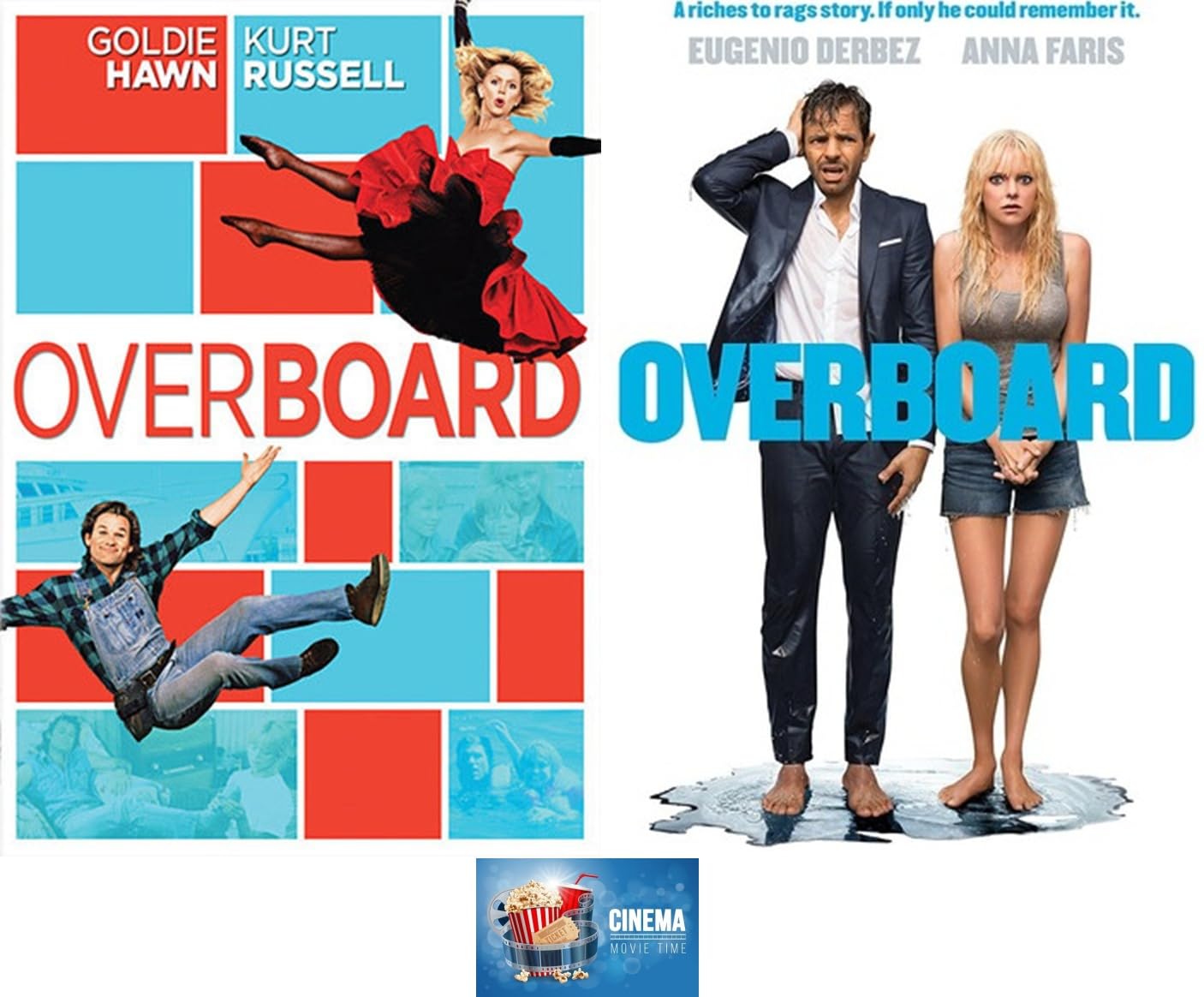 Amazon.com: Overboard Original Goldie Hawn & Overboard Remake Anna ...