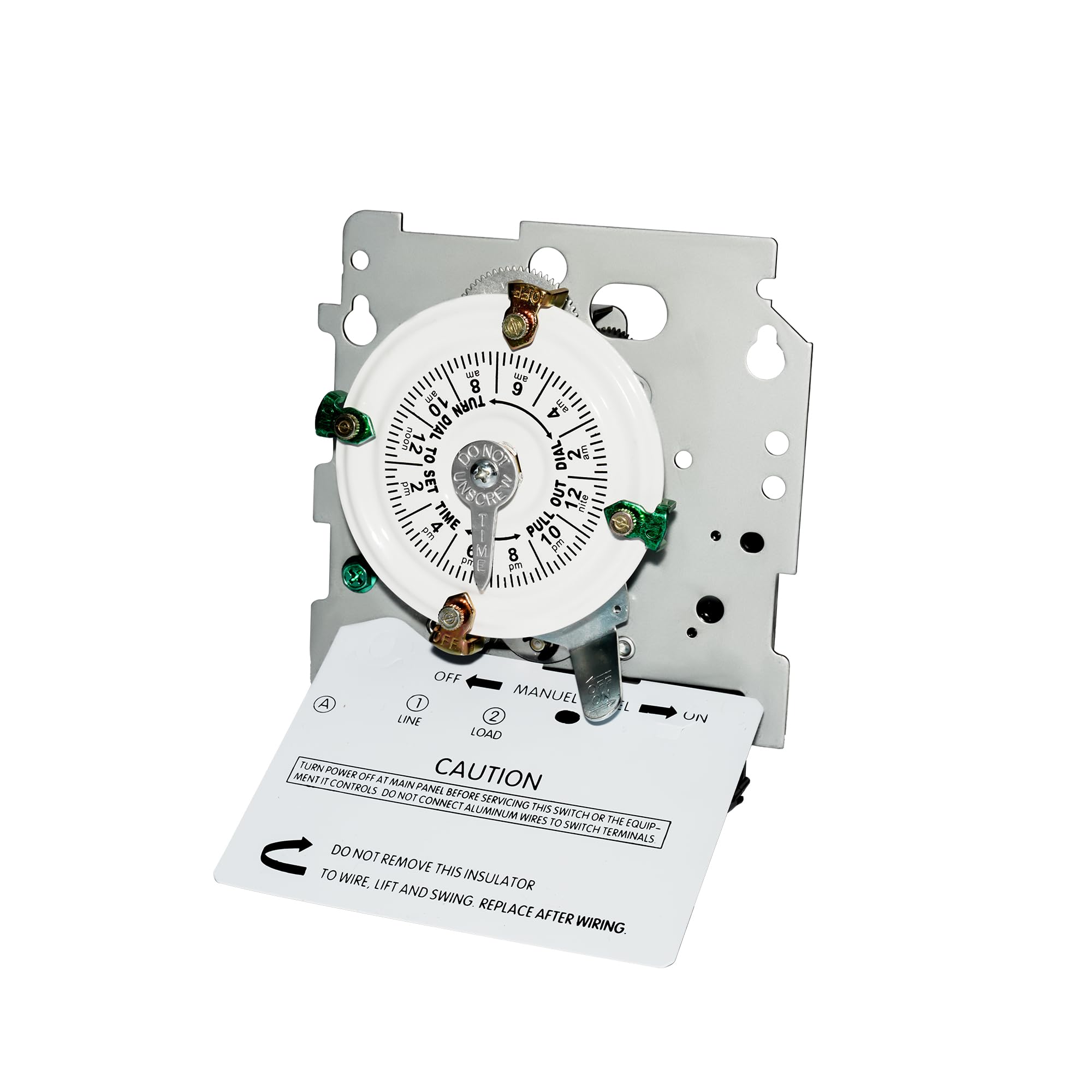 Electromechanical Timer T101M Switch - 120V, 40 Amp, 24-Hour Scheduling ...