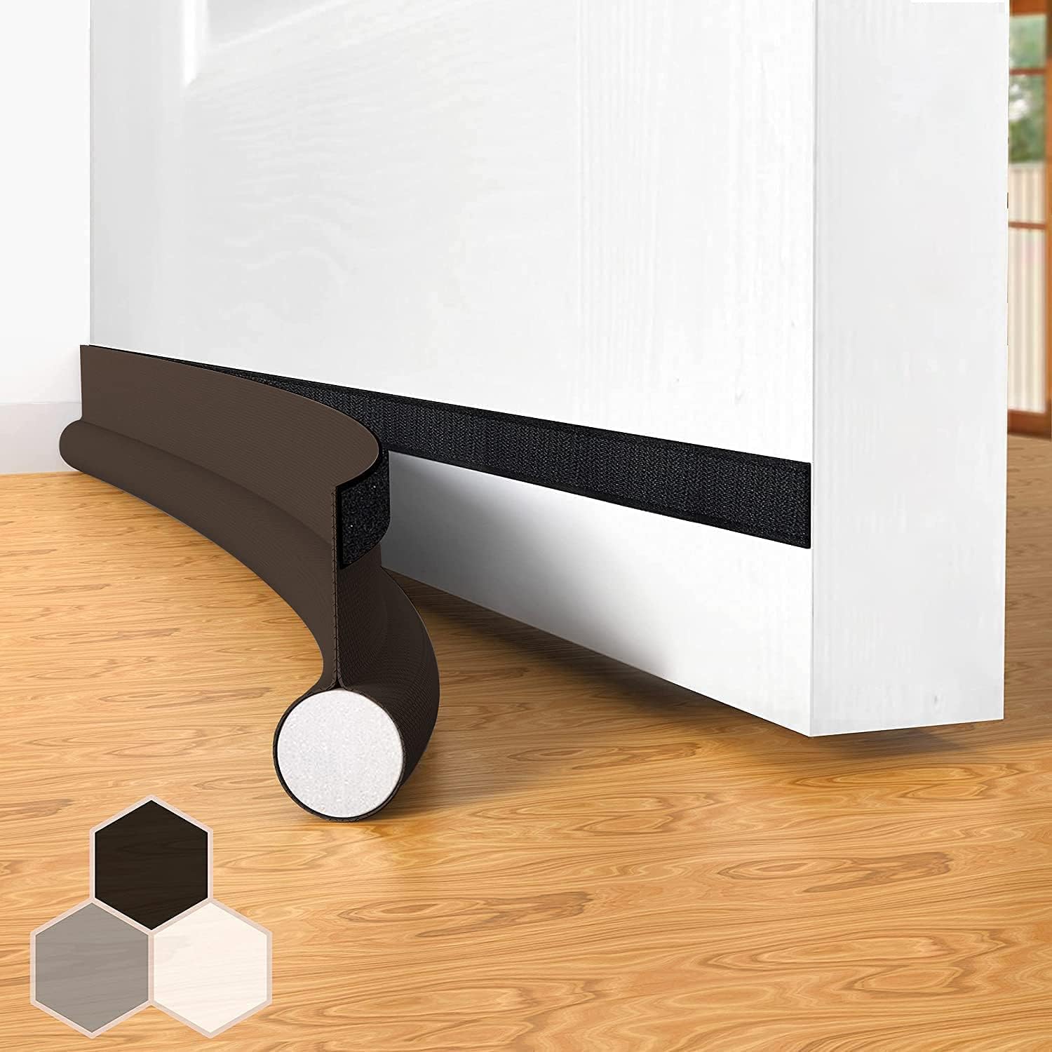 Amazon.com: GroTheory 2 Pack Door Draft Stopper, Under Door Draft ...