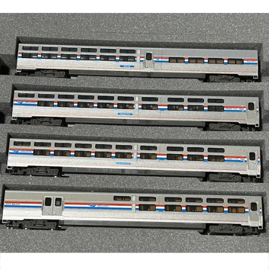 Amazon.com: Kato USA, Inc. Viewliner II Sleeper, Baggage-Dorm, Diner 4 ...