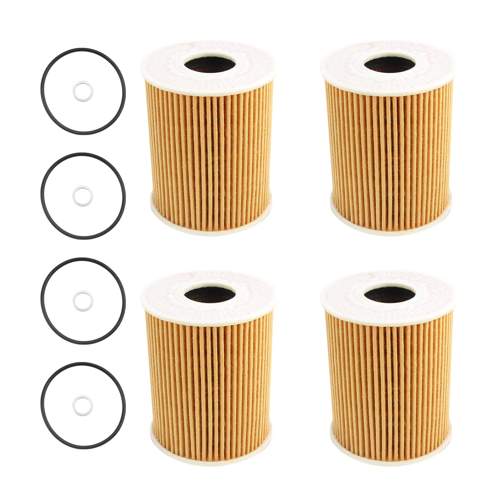 Amazon.com: MOTOALL New 4pcs Oil Filter 26320-3CKB0 Fit for 2015-2020 ...