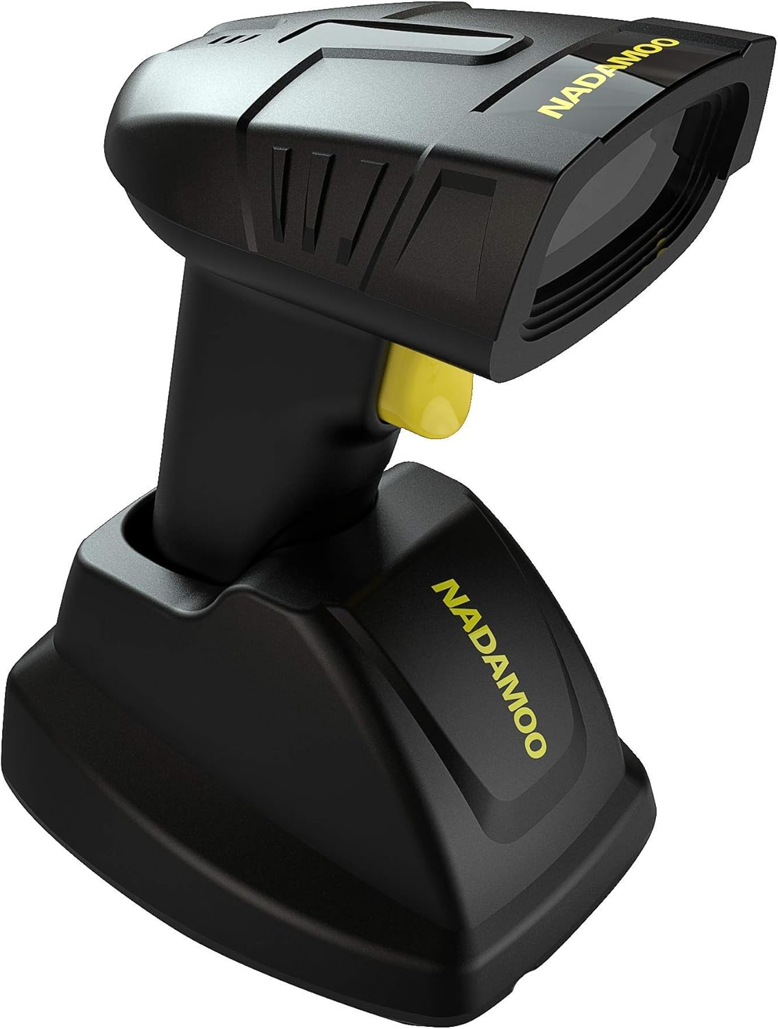 NADAMOO Wireless Barcode Scanner with Charging Cradle, Read 1D, 2D, QR ...