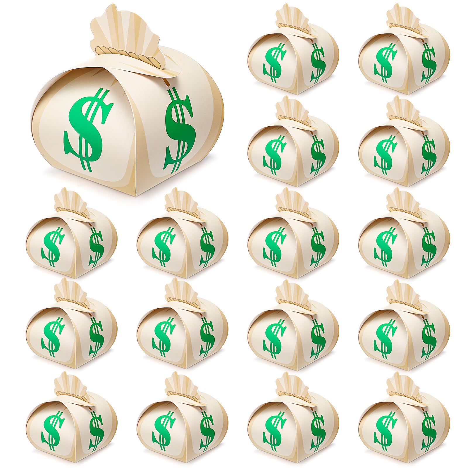 Amazon.com: Honoson 30 Pcs Money Party Favor Boxes Candy Box Money Bag ...