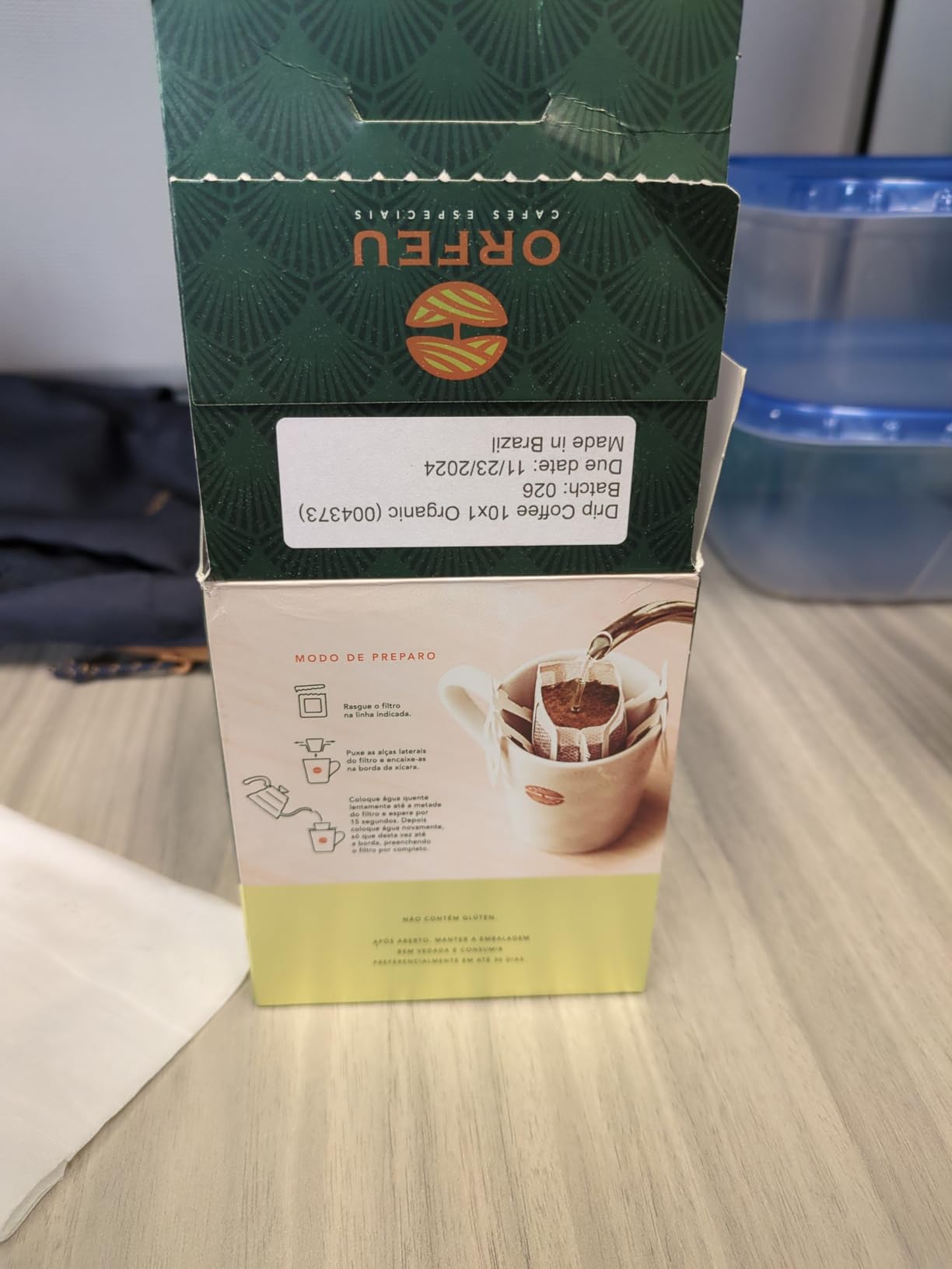 Amazon.com : ORFEU - Special Coffee Intense - Drip Sachet - 100% ...