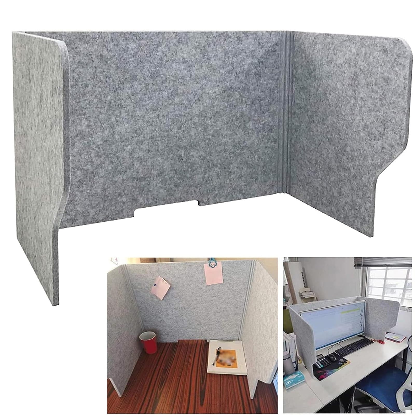 Amazon.com: SAGIDAR Acoustic Desk Divider, Desktop Privacy Panel ...