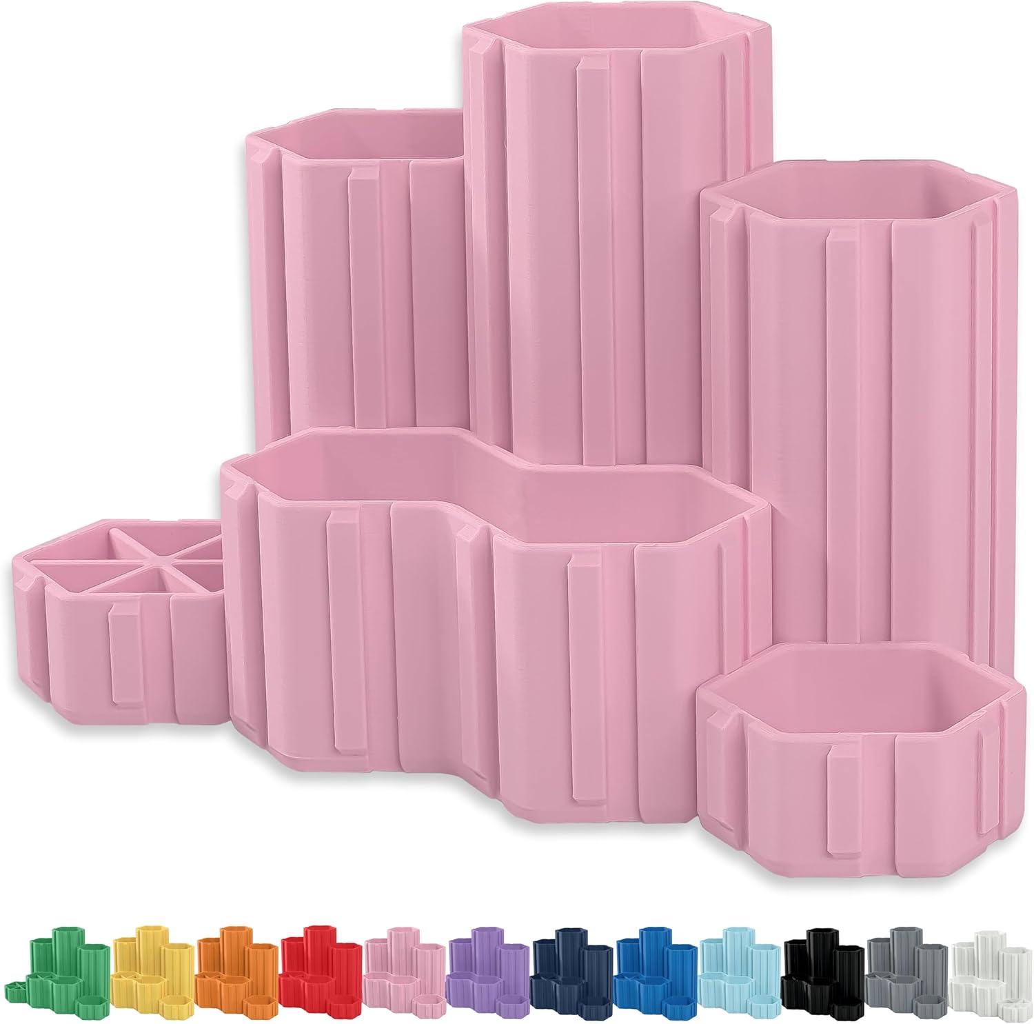 Amazon.com: Glassboard Studio Hexaflex Organizer Set - Pen and Pencil ...