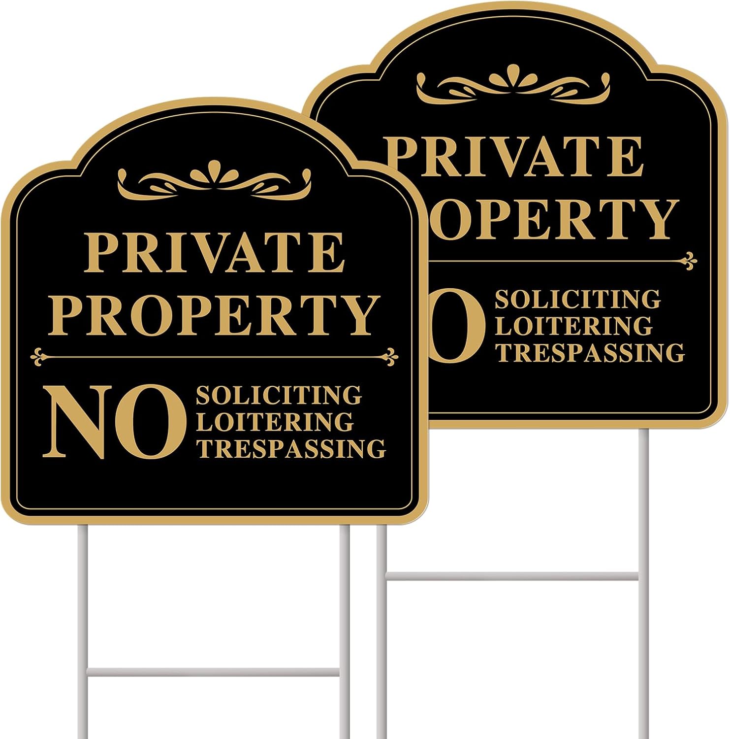 Amazon.com : Private Property No Soliciting Sign for House, No ...