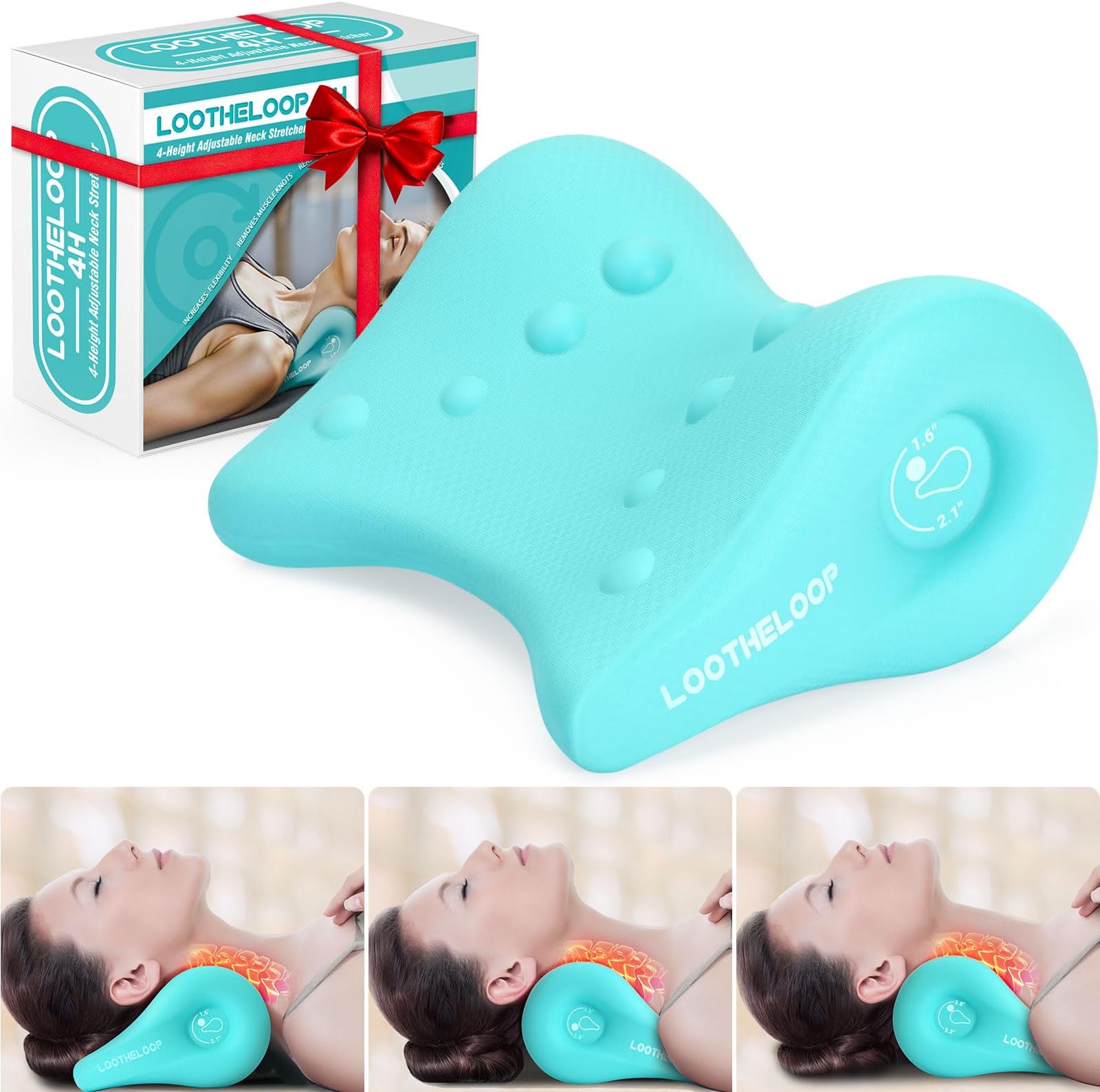 Amazon.com: Cervical Neck Traction Device: Neck Stretcher for Cervical ...