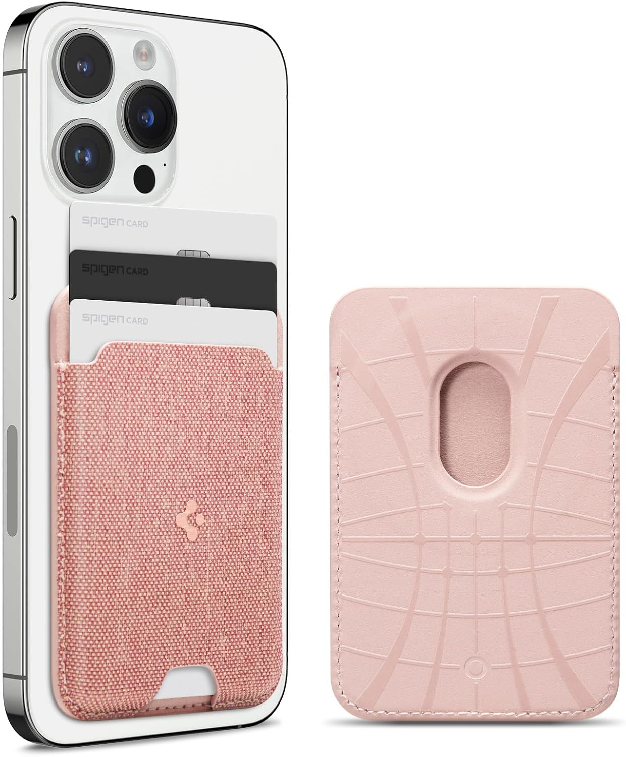 Amazon.com: Spigen for MagSafe Wallet, Holds 3 Cards, MagFit Compatible with iPhone 17/16/15/14 ...