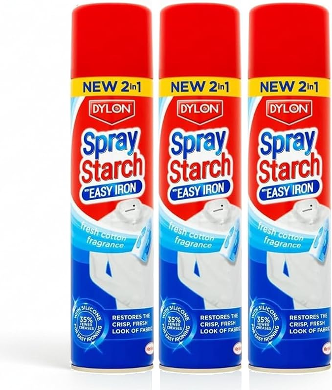 Epished Starch Spray for Ironing, 2 in 1 3x300ml – Easy Iron Laundry ...