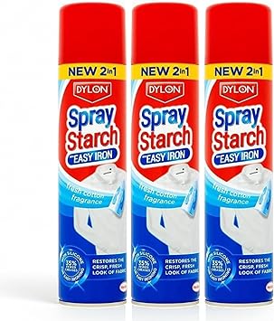 Epished Starch Spray for Ironing, 2 in 1 3x300ml – Easy Iron Laundry ...