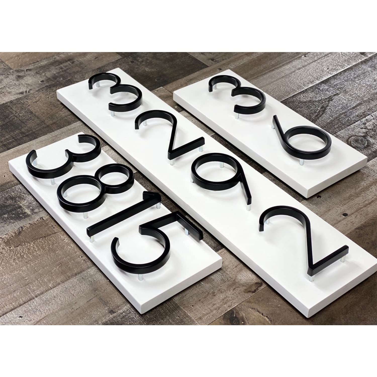 Amazon.com : Metal House Numbers, Address Sign, Address Plaque, Black ...
