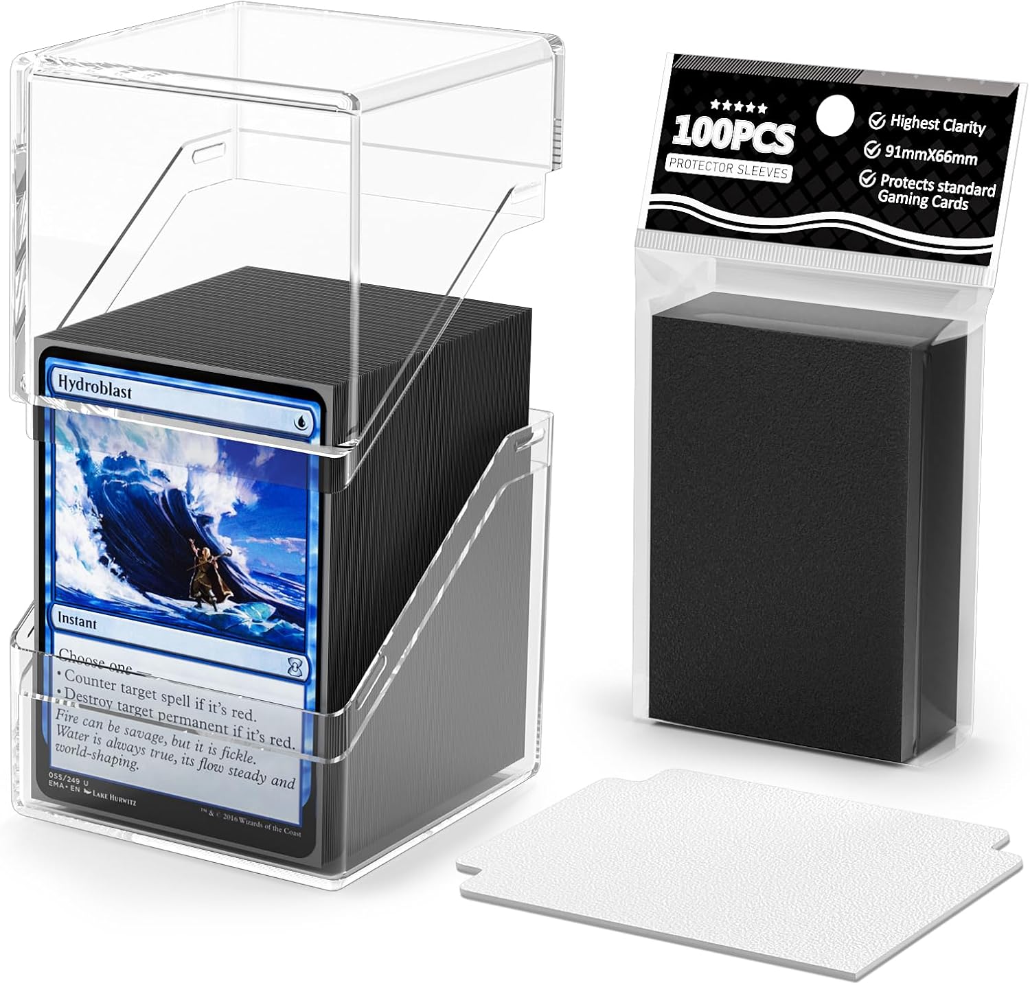 Amazon.com: YSCare Card Deck Box, Card Deck Case and 100 Pack Card ...