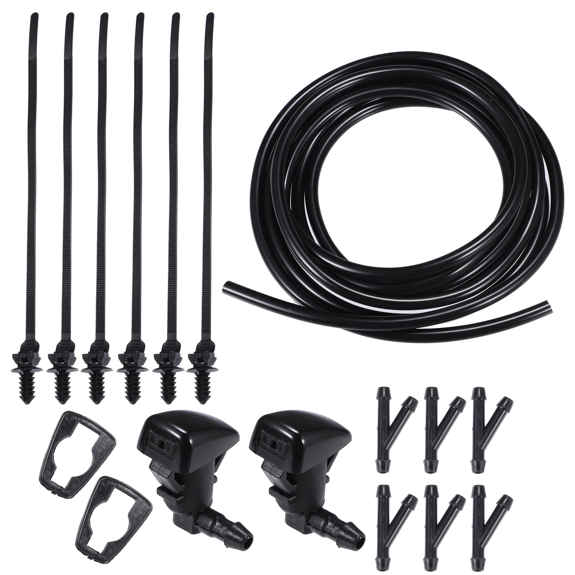 Amazon | uxcell フロントガラスウォッシャーウォーターノズルスプレー 番号68260029AA クライスラーに対応 300 C ...