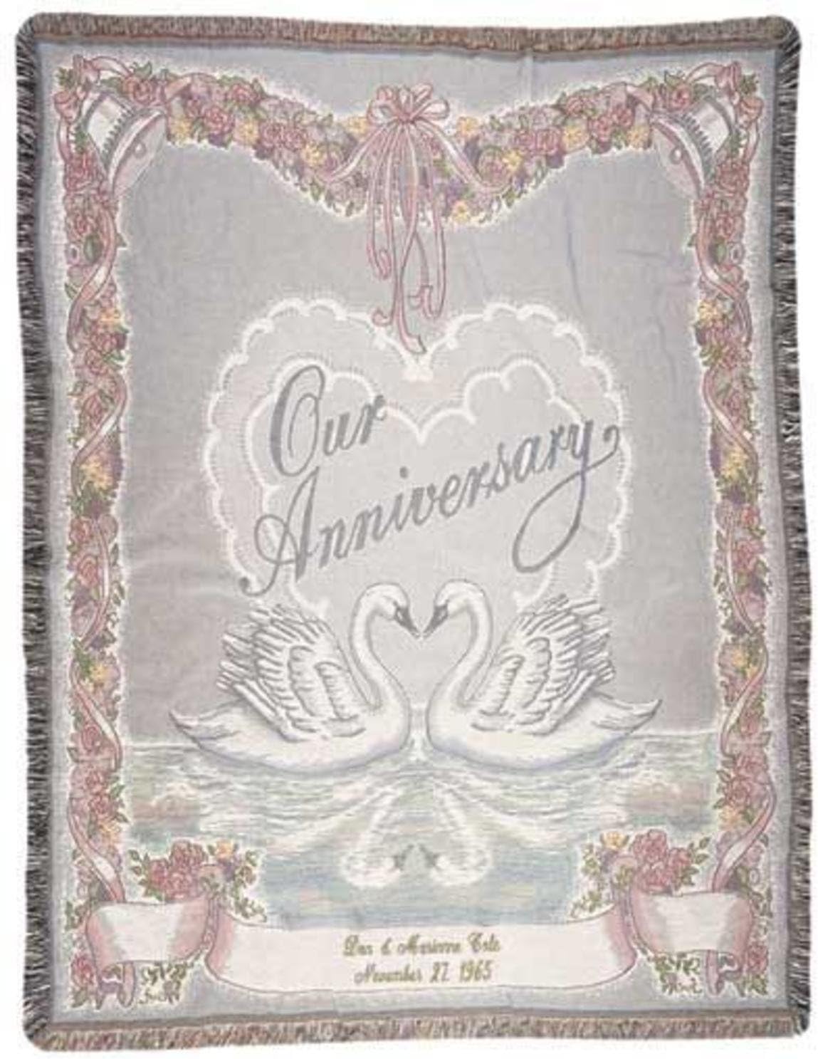Amazon.com: Simply Home Our Anniversary Soft Floral Treasured Keepsake ...