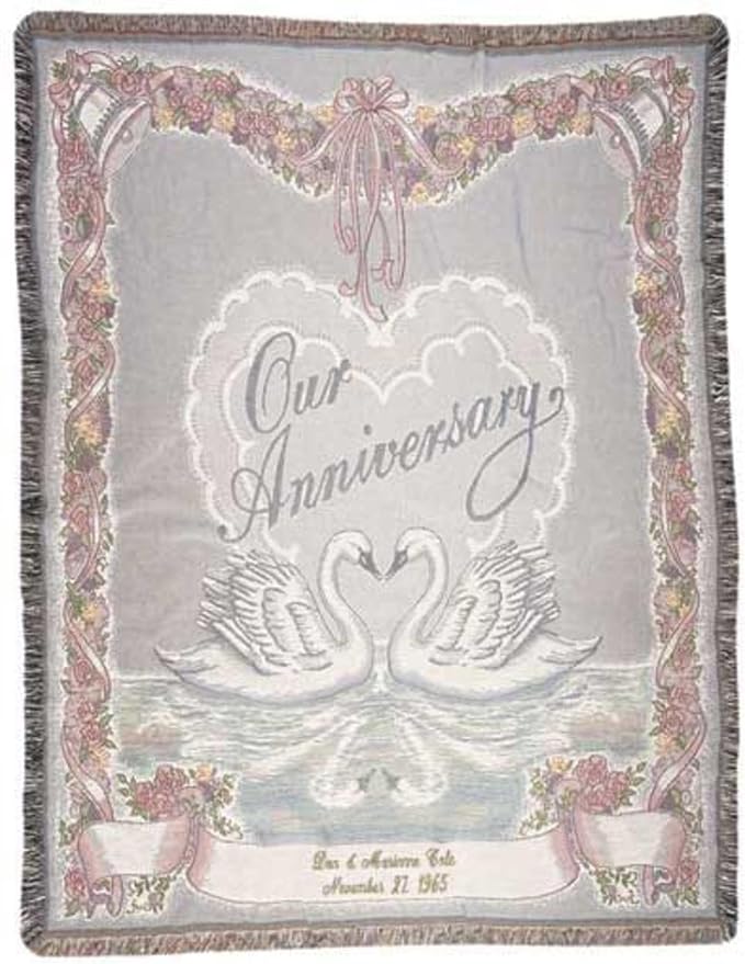 Amazon.com: Simply Home Our Anniversary Soft Floral Treasured Keepsake ...