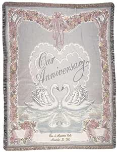 Amazon.com: Simply Home Our Anniversary Soft Floral Treasured Keepsake ...