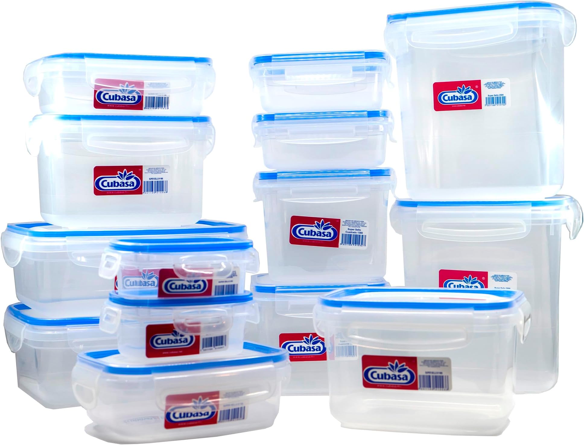 CUBASA | Contenedores de alimentos con taparrosca, set de recipientes ...