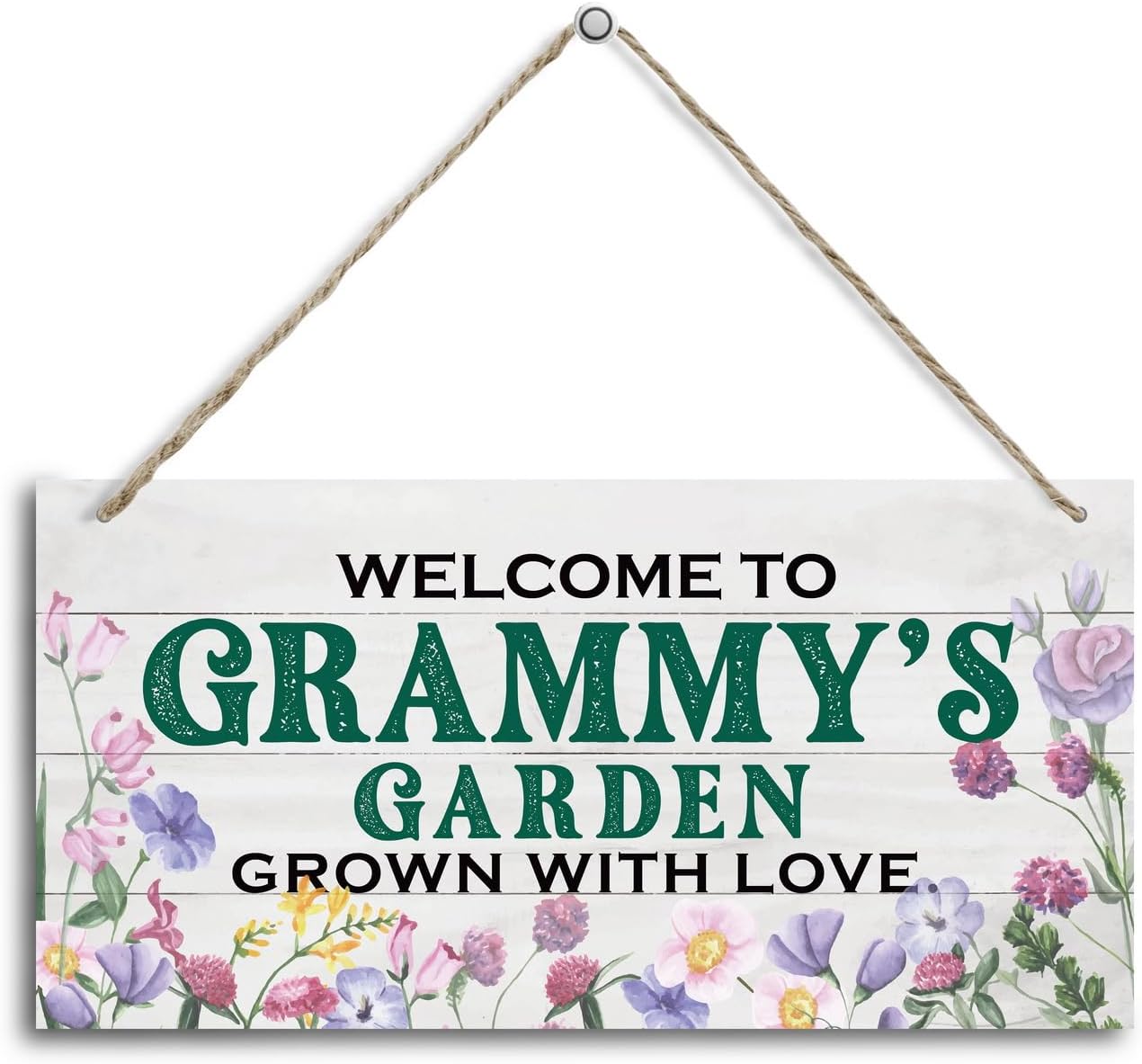 Amazon.com: Vintage Style Welcome to Grammy's Garden Grown With Loved ...