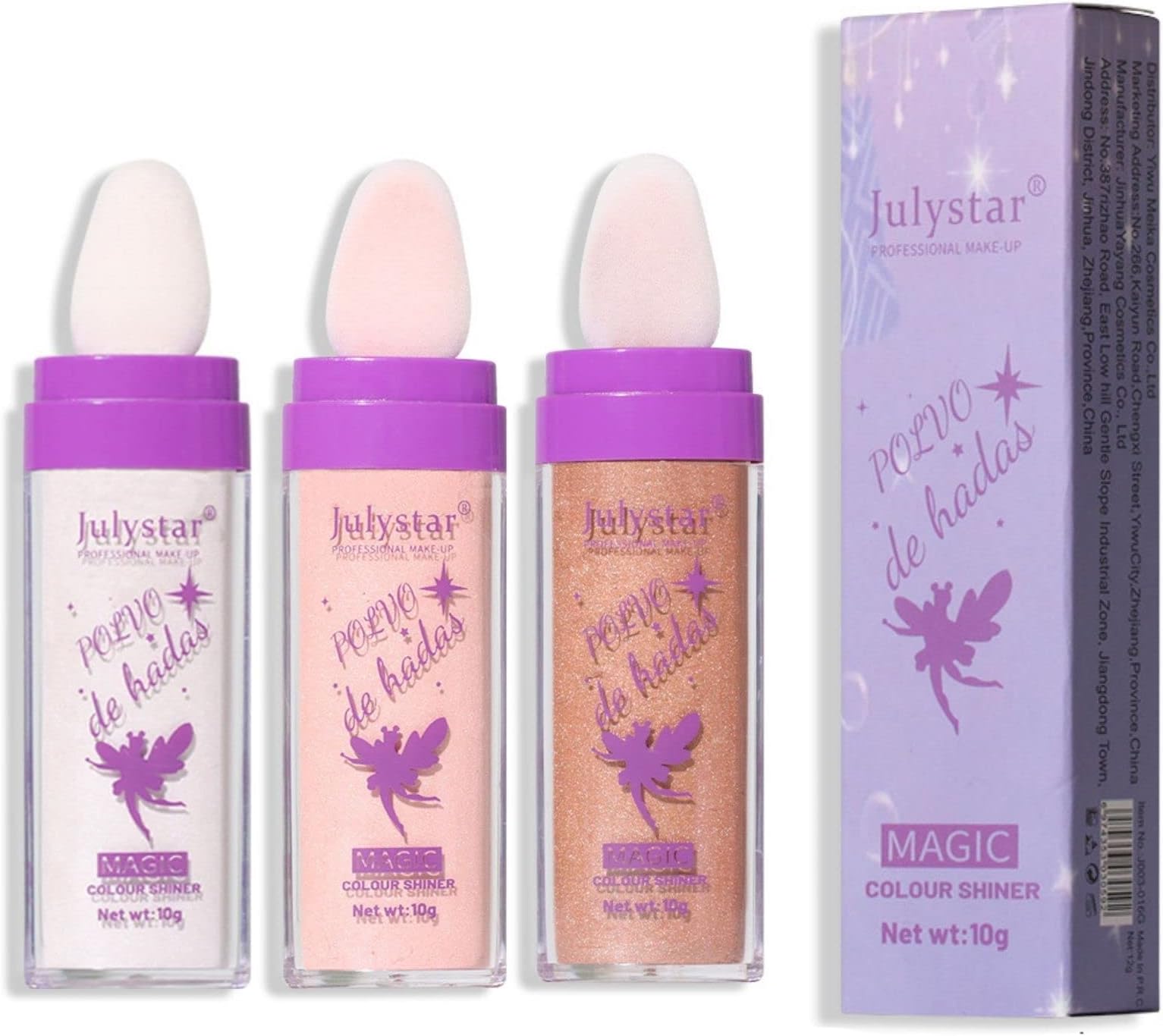 Amazon.com: Glitter Powder Highlighter Makeup, Body Brightens the ...