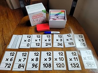 Amazon.com: Multiplication Flash Cards 3rd Grade 4th 5th and 6th – 183 ...