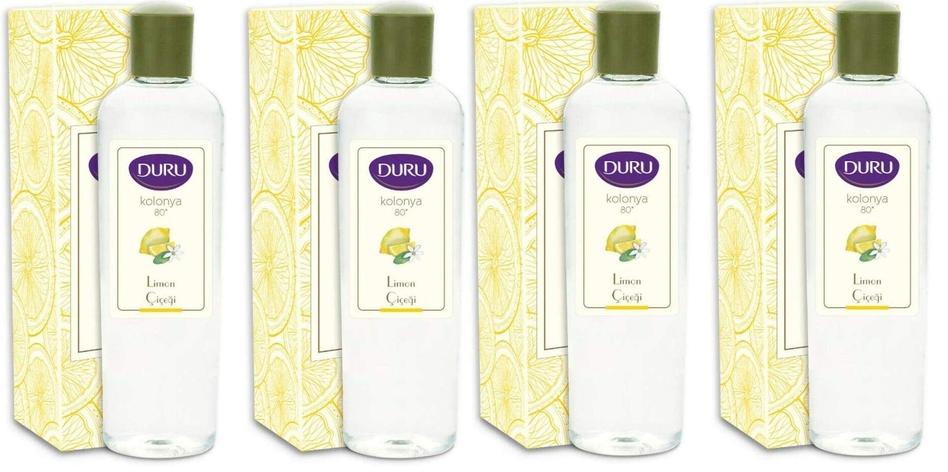 DURU LEMON TRADITIONAL TURKISH COLOGNE AFTERSHAVE 400ML (4 PCS OFFER ...