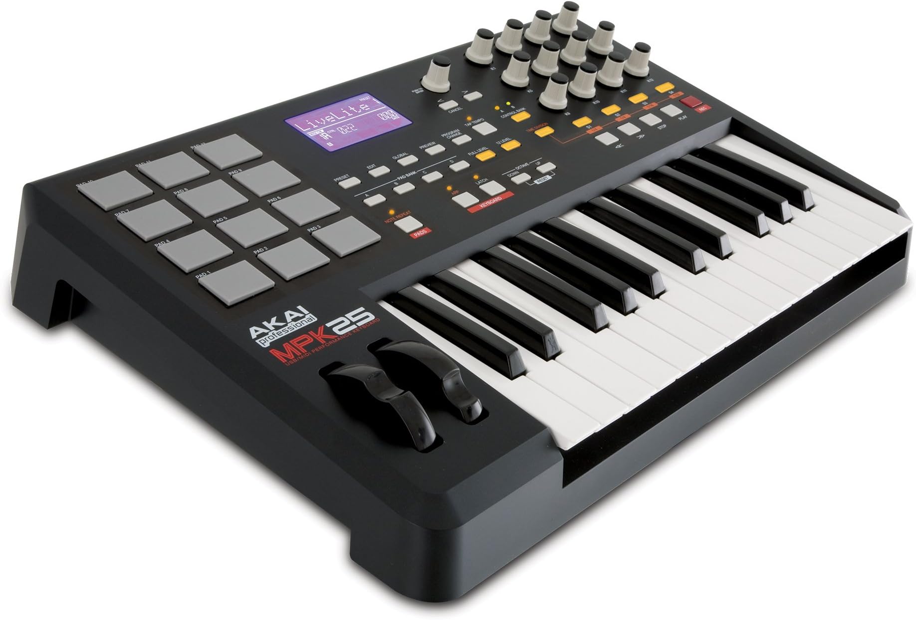 Amazon.com: Akai Professional MPK25 25-Key USB MIDI Keyboard Controller ...