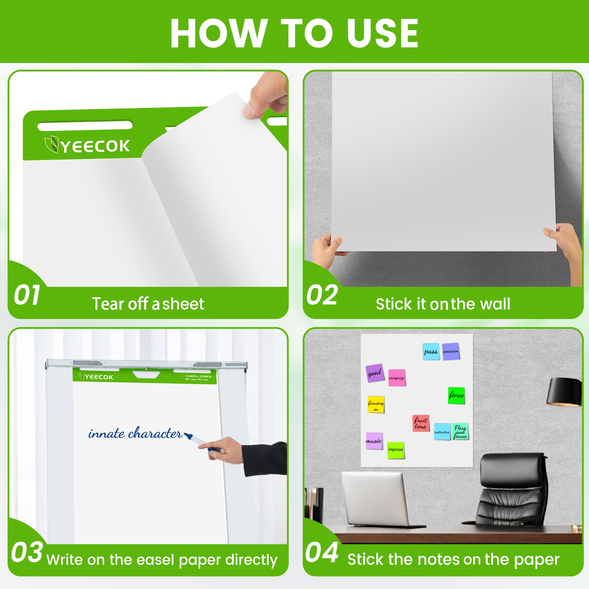 Snapklik.com : Self-Stick Mini Easel Pad 15 In X 18 In, 30 Sheets/Pad ...