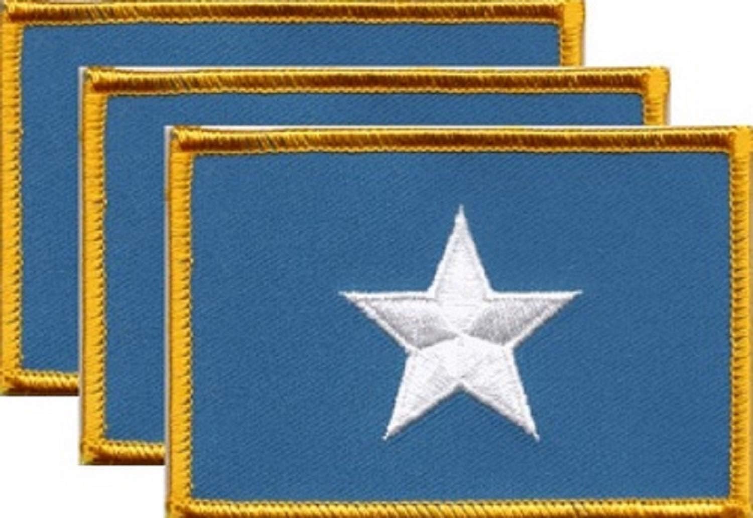 Amazon.com: Pack of 3 Somalia Flag Patches 3.50 x 2.25 Inch Pack of Three International ...