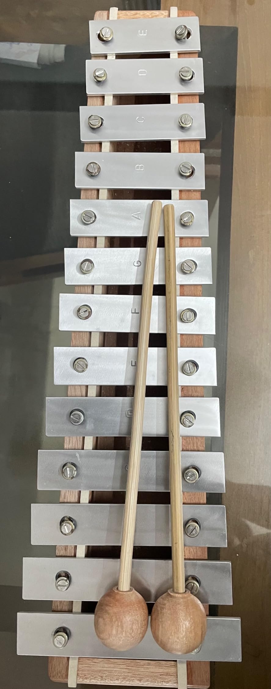 Xylophone Musical Instrument, 13 Note Xylophone, Portable and Durable ...