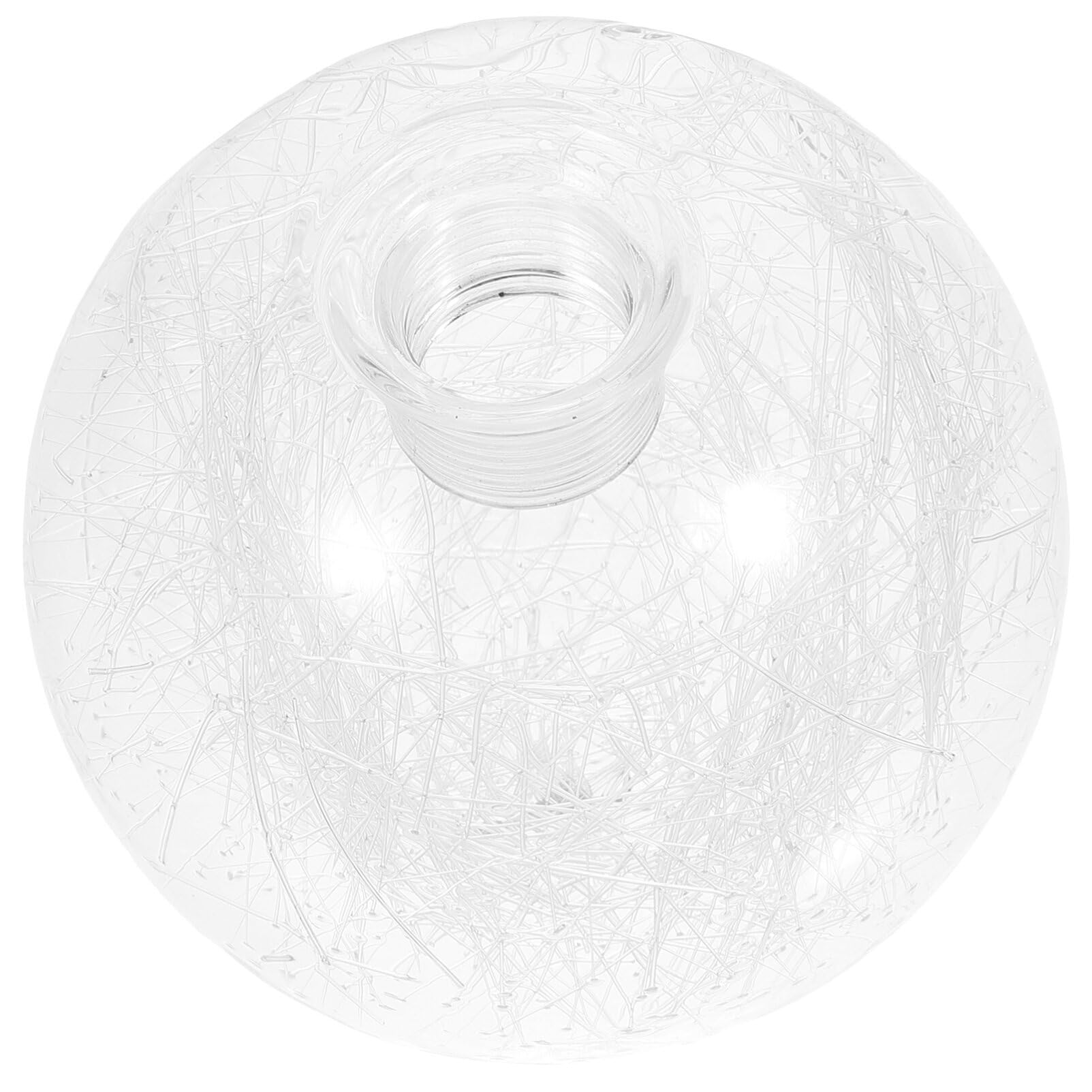 SEWACC Round Glass Globe Lampshade, Clear Glass Globes Shade ...