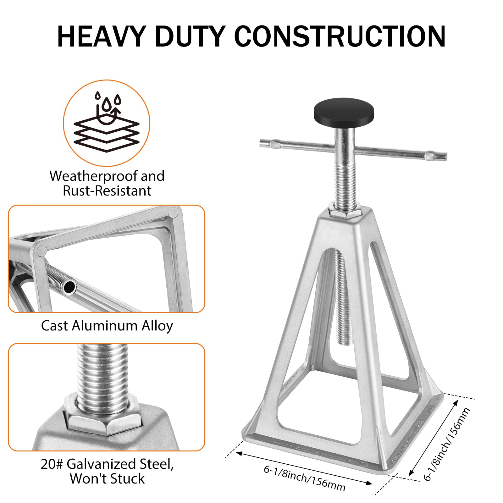 Rv Jacks & Stabilizers 4-Pack RV Stabilizer Jacks - Aluminum Screw ...