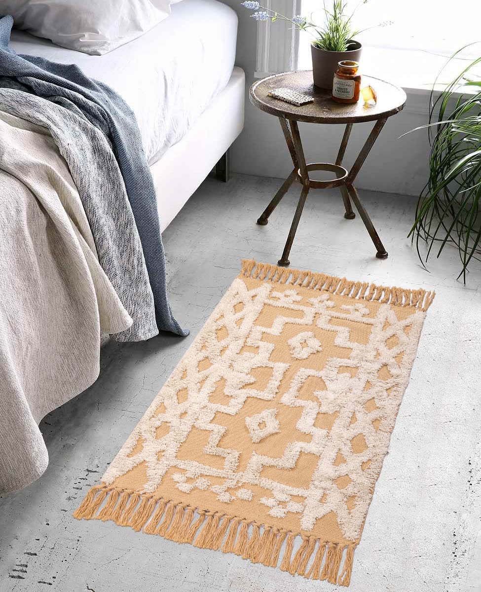 Buy SLAZIE Premium Handcraft 100% Cotton Prayer MAT |AASAN|Asan|Yoga ...