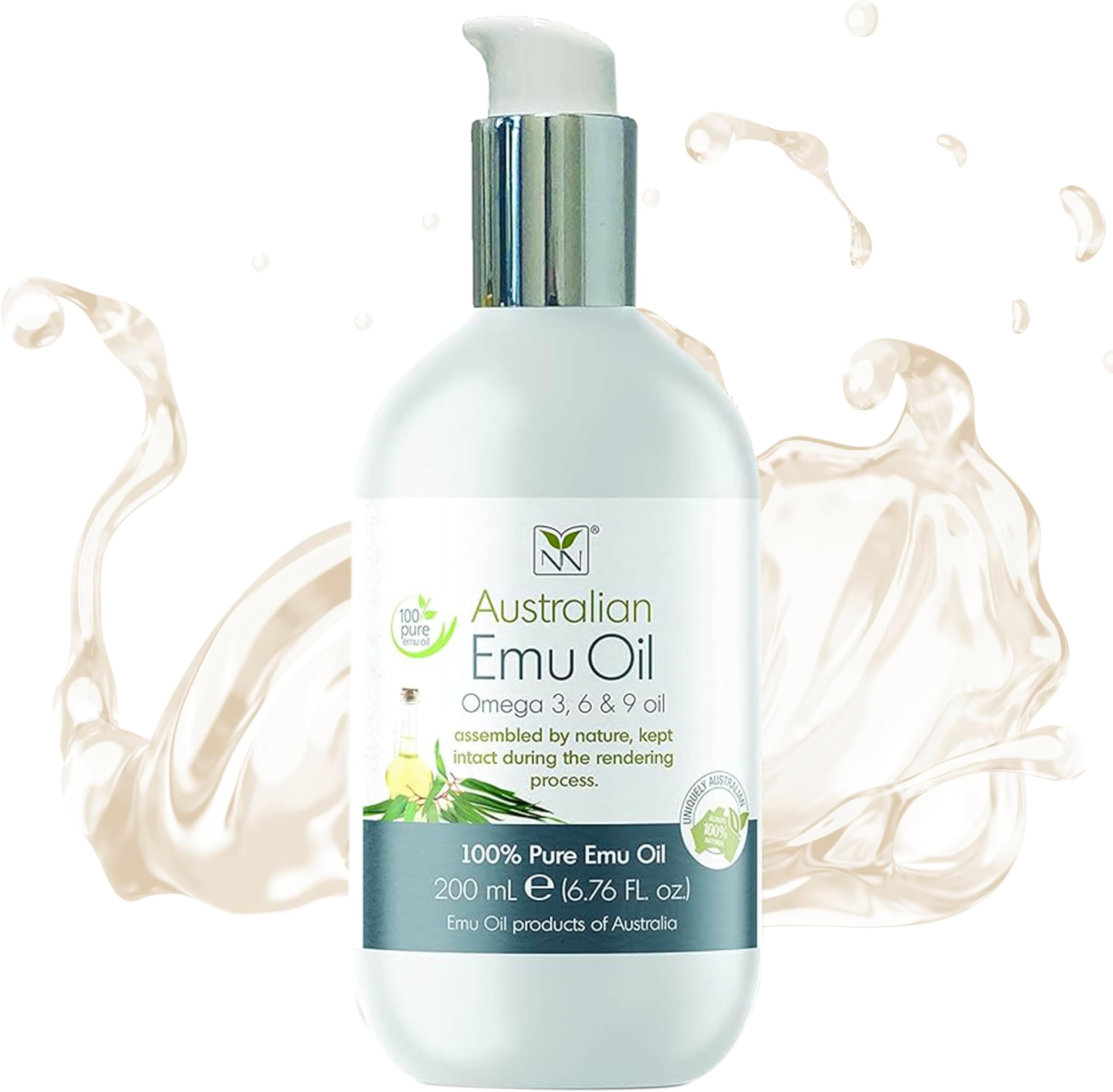 Amazon.com : PURE EMU Hydrating Emu Oil Omega Body Lotion: Luxurious ...