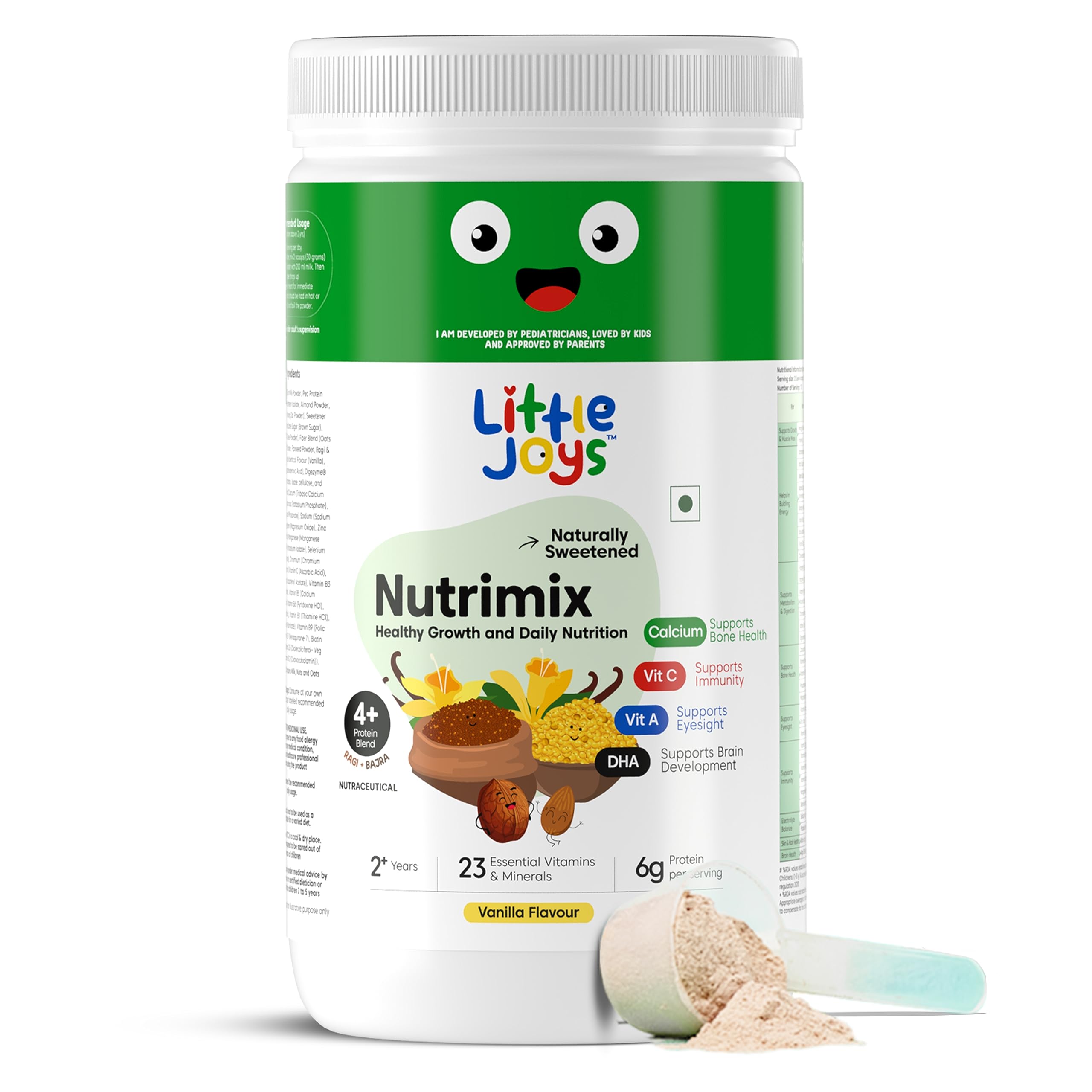 Buy Little Joys mix Powder for Kids (2-6 Years) 400g | Vanilla Flavour ...
