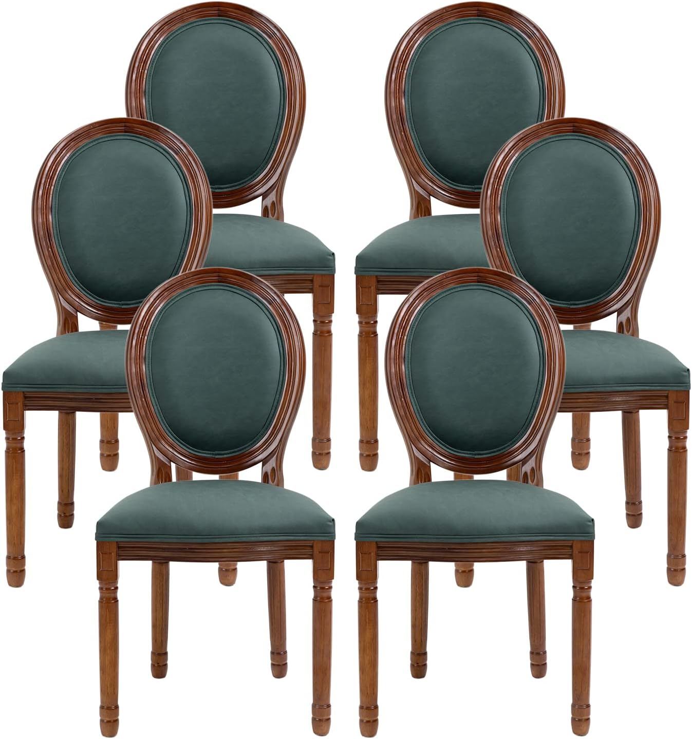 Amazon.com - Nrizc French Country Dining Chairs Set of 6, Farmhouse ...