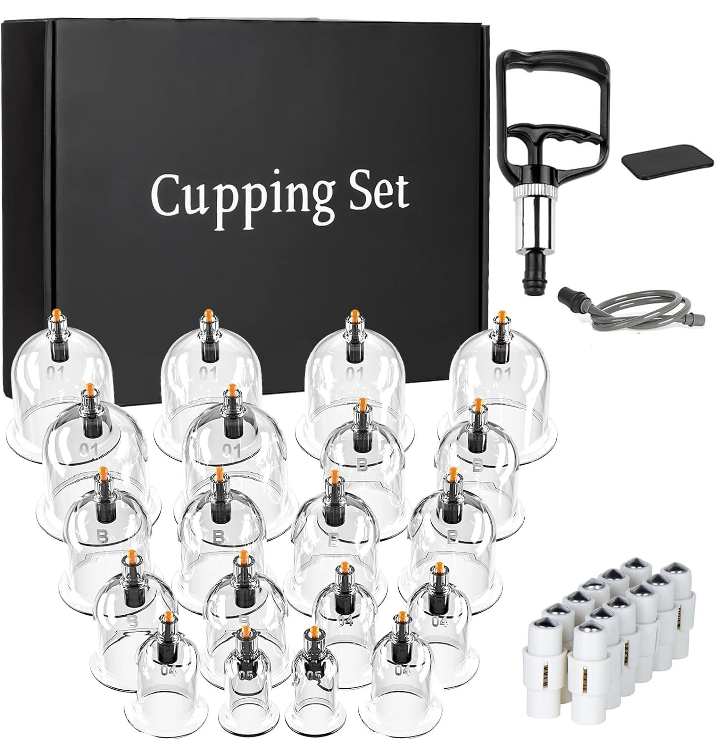 Mulangeegle Cupping Set, Cupping Therapy Set,20 Massage Cups Back ...