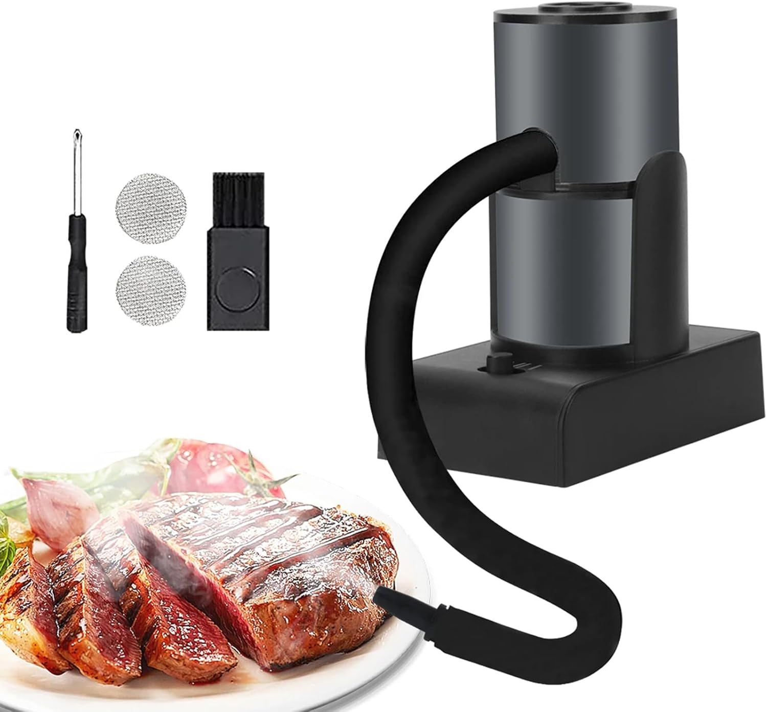 Amazon.com: Smoker Gun Kit, Portable Smoke Infuser Gun with Hose, Cold ...