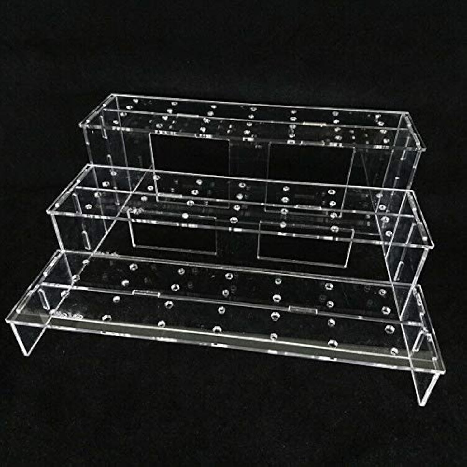 Figlot Clear Acrylic 3 Tier Action Figure Display Shelf Supports ...