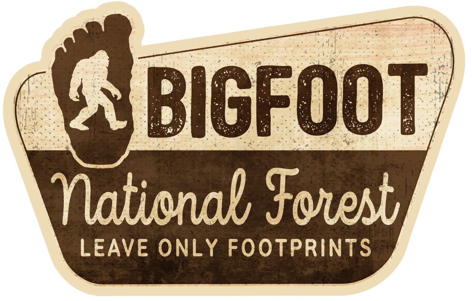 Amazon.com - SQUATCH METALWORKS Vinyl Sticker - Sasquatch Decal ...